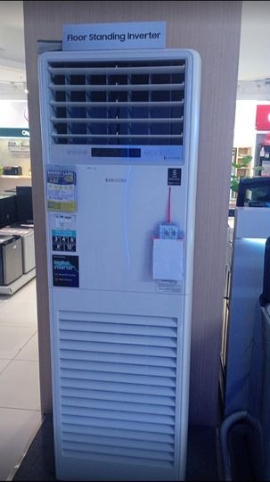 SAMSUNG FLOOR MOUNTED INVERTER AIRCON, TV & Home Appliances, Air ...