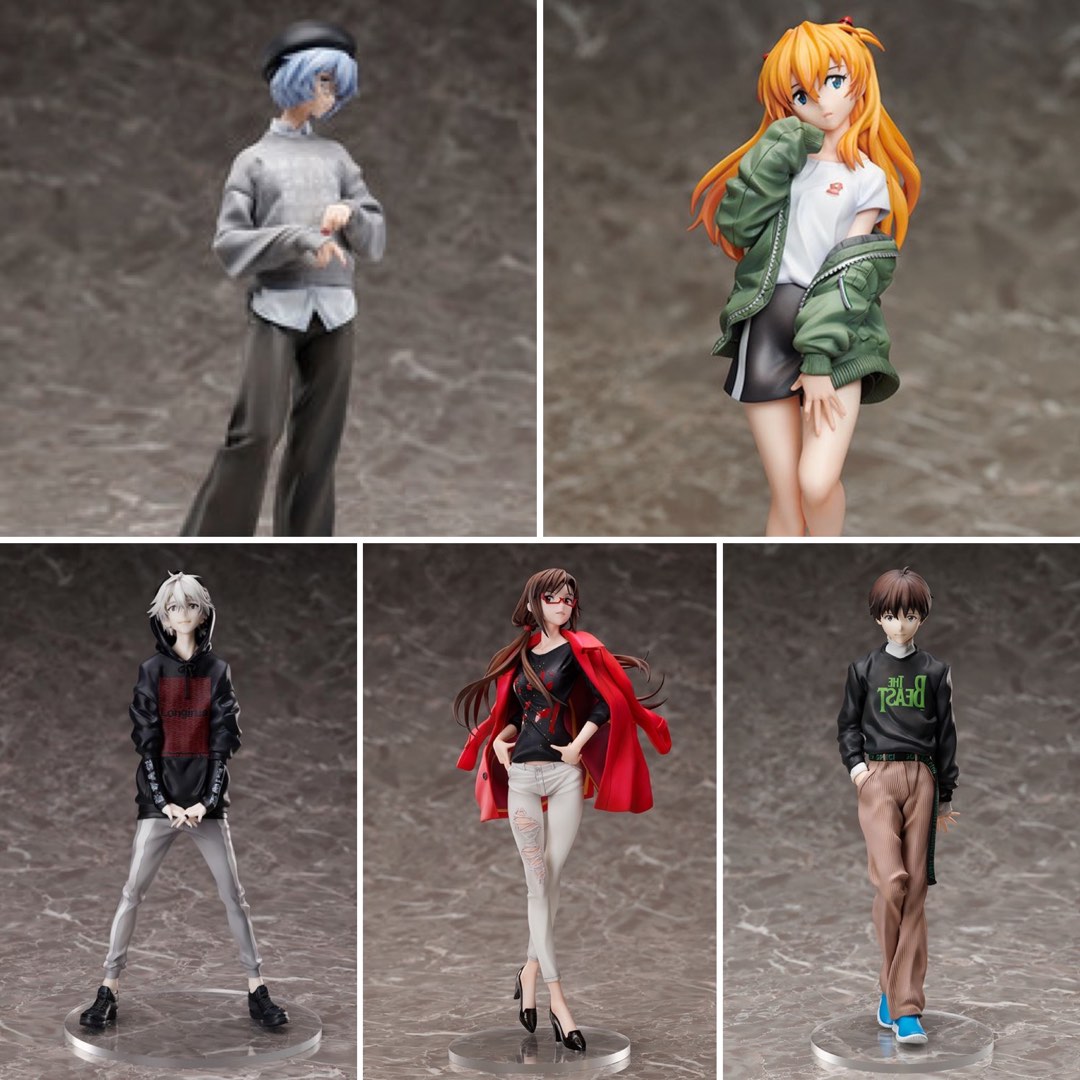 [Set of 5] Evangelion Hobbymax radio Eva part 1 - Asuka Rei Mari Shinji ...