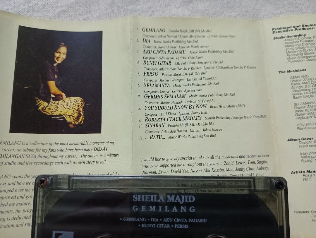 Sheila Majid - Gemilang, Hobbies & Toys, Music & Media, CDs & DVDs on Carousell