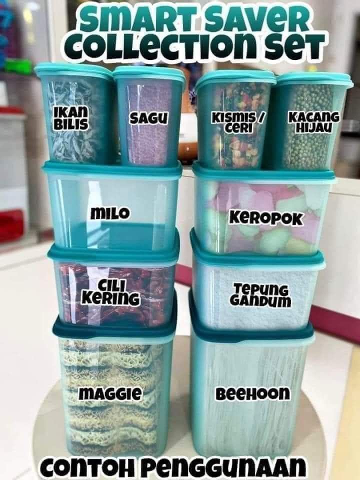 Smart saver tupperware, Furniture & Home Living, Kitchenware ...