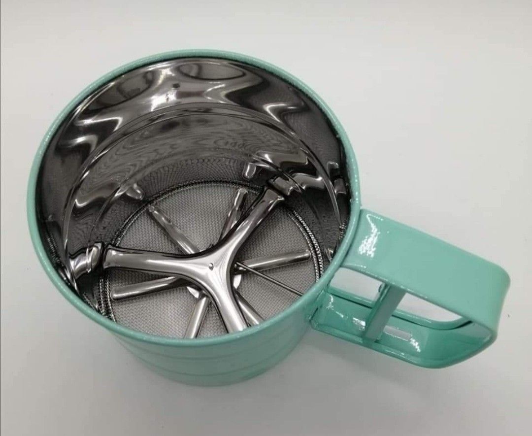 Stainless steel flour sifter, Furniture & Home Living, Kitchenware ...