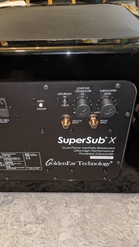 SuperSUB X Dual 8" compact powered subwoofer with dual passive ...