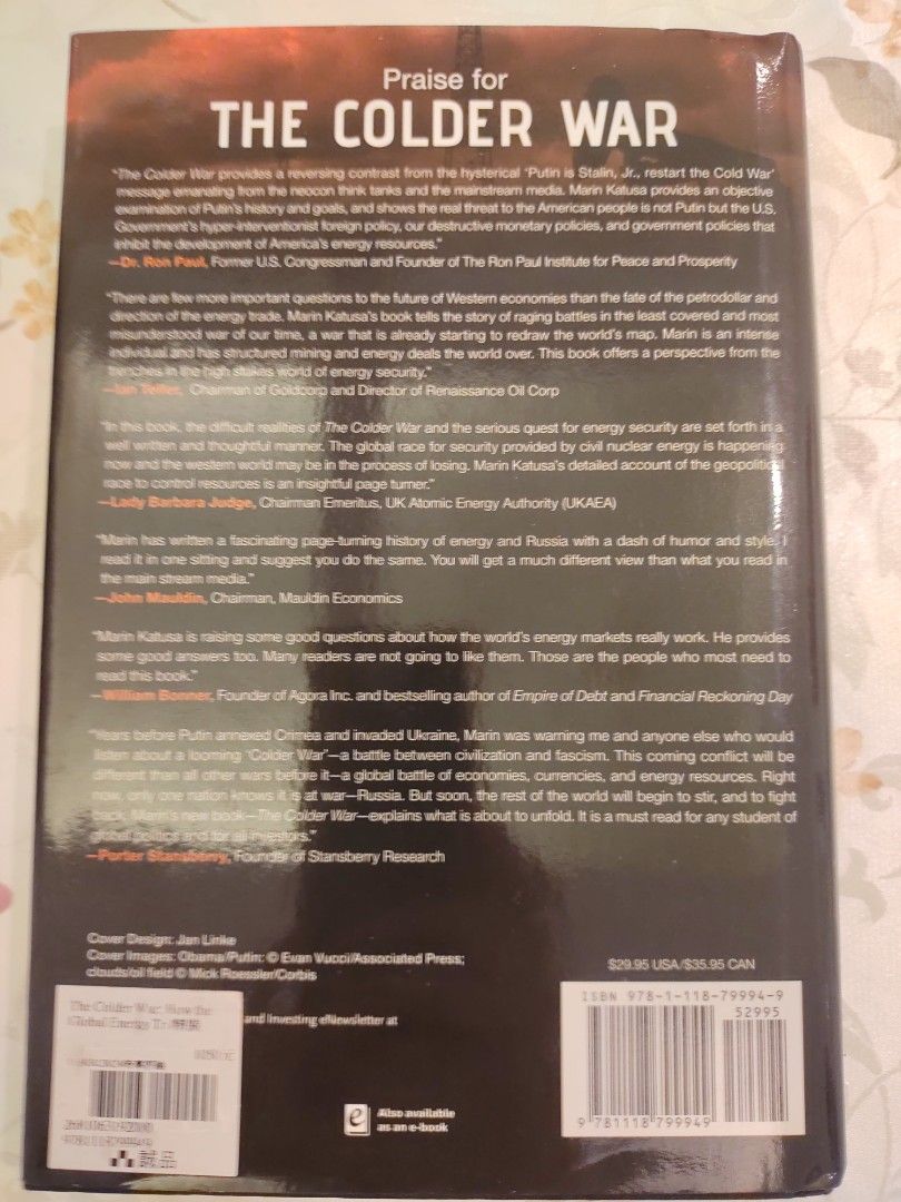 【原文書】The Colder War, 書籍、休閒與玩具, 書本及雜誌, 小說與非小說主題在旋轉拍賣