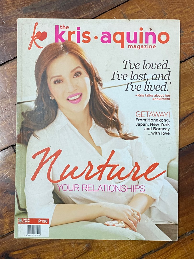 the Kris Aquino Magazine - GETAWAY! Hong Kong Japan New York to Boracay - Nurture Your ...