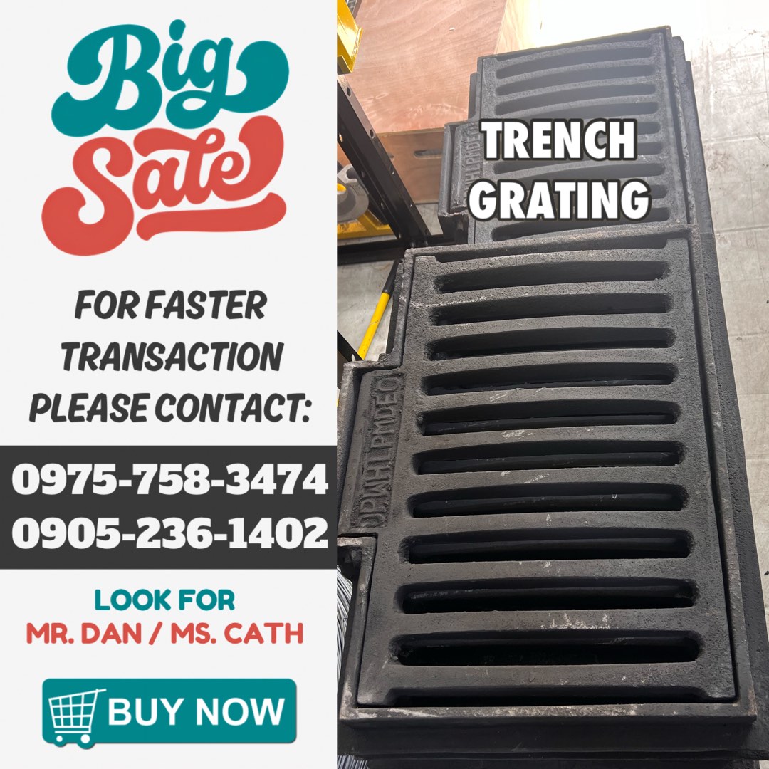 Trench Grating, Commercial & Industrial, Construction Tools & Equipment ...