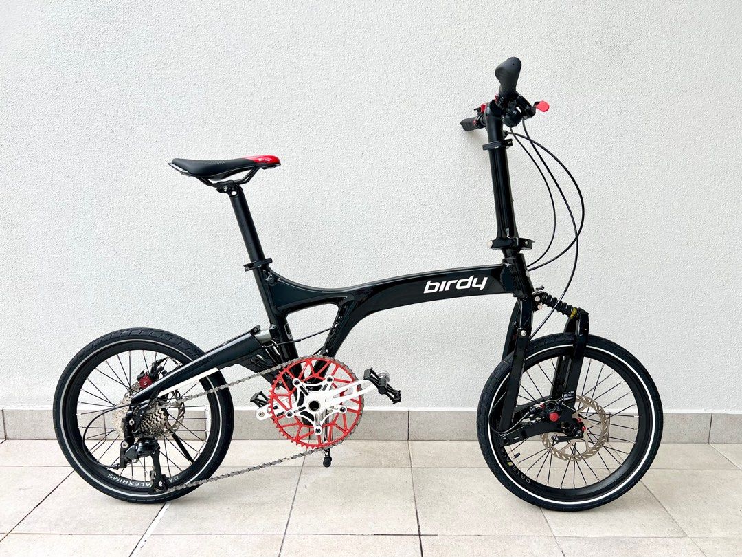 Upgraded Birdy City foldable bike bicycle Shimano Sora Bolany Crank Ceramic BB Litepro chainring ...