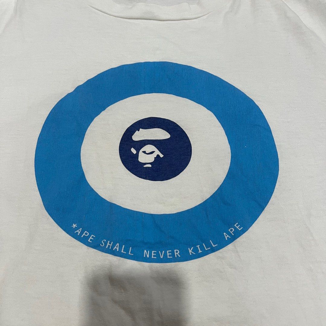 VINTAGE BAPE / BATHING APE TAG ONEITA, Men's Fashion, Tops & Sets ...