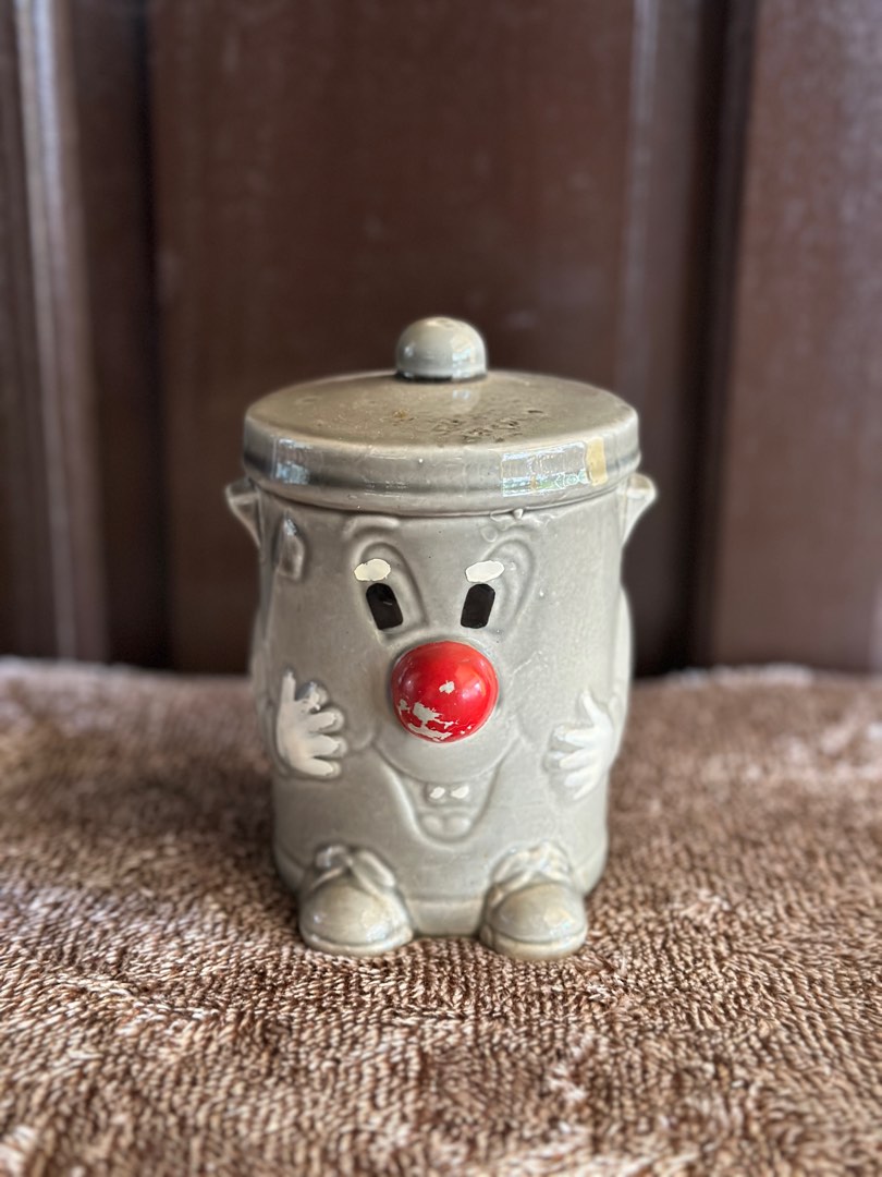 Vintage Rare Dusty Bin 1980s Ted Rogers Shaow Coin Bank, Furniture ...