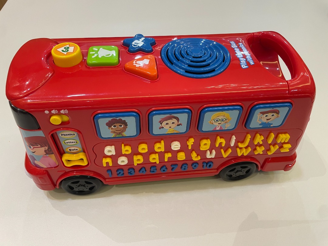 VTech Playtime Bus with Phonics, Babies & Kids, Infant Playtime on ...