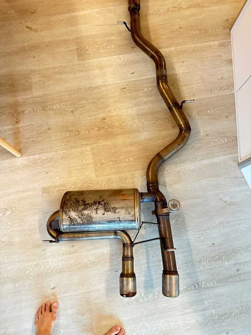 Vw golf r mk6 down pipe and exhaust, Car Accessories, Accessories on ...