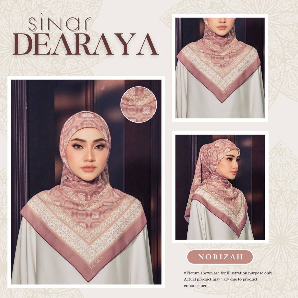 WTS - DEARA HIJAB SINAR DEARAYA 2024, Women's Fashion, Muslimah Fashion ...