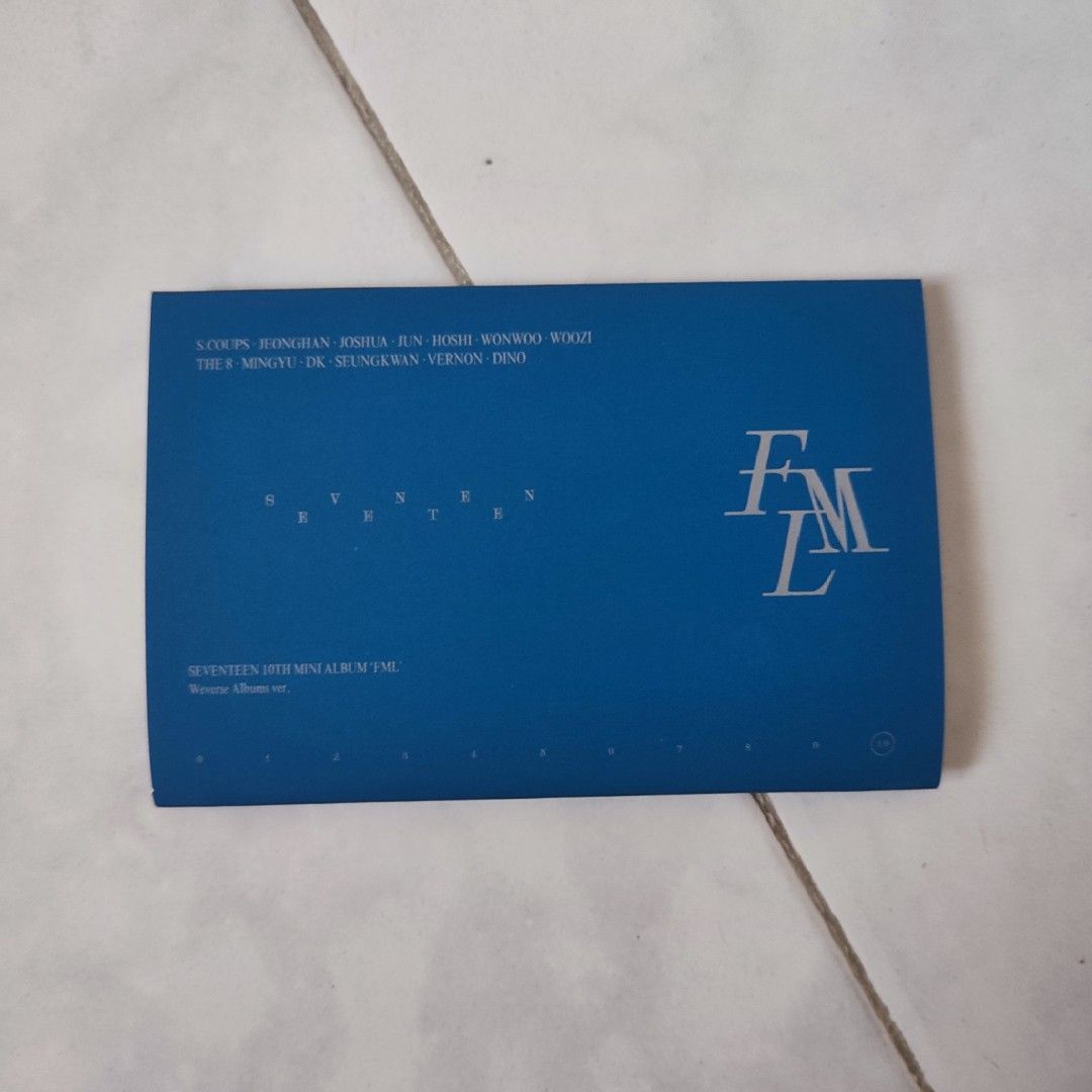 [WTT] UNSEALED SEVENTEEN FML WONWOO/JEONGHAN WEVERSE VERSION, Hobbies ...
