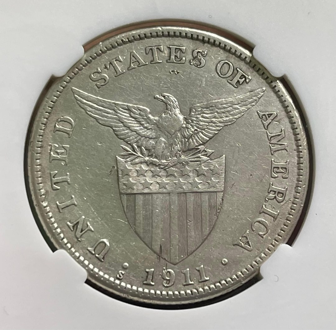 1911 One Peso Silver coin USPI, Hobbies & Toys, Memorabilia ...