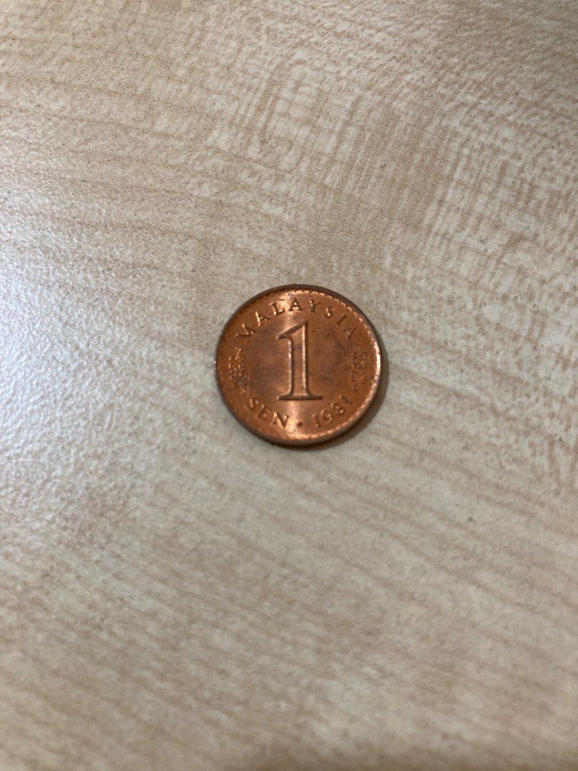 1981 Malaysia 1 Sen Coin, Hobbies & Toys, Collectibles & Memorabilia ...