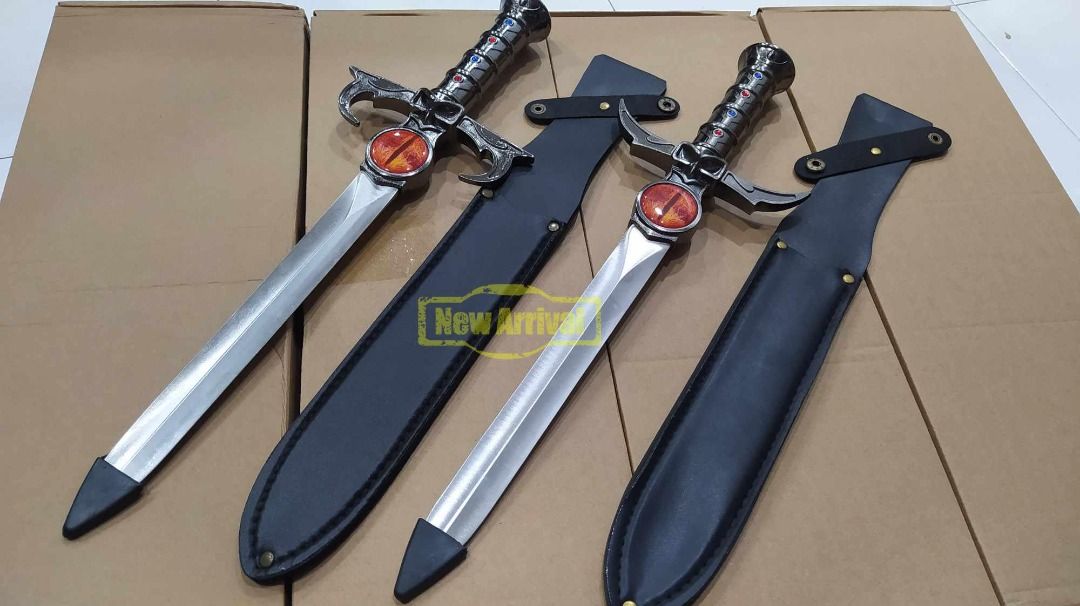 41 CM steel Thunder cats Sword Omen ( The eye of Thundara ) Lion-O sword V2, Hobbies & Toys ...