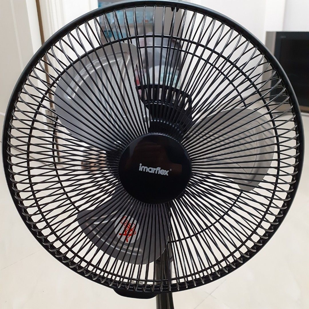 10寸座地金屬風扇 日本城 伊瑪牌 Imarflex Stand Fan 10inch, 家庭電器, 冷氣機及暖風機 - Carousell