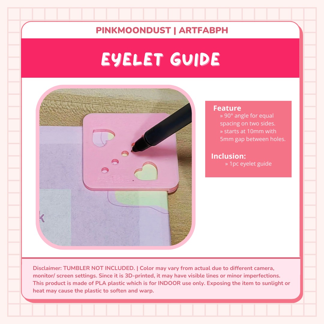 [ ArtFabPH ] Eyelet Guide Tool / Scrapbooking Bookbinding Tools ...
