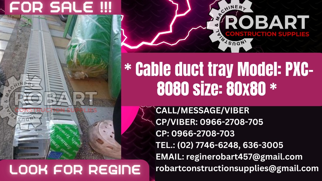 * Cable duct tray Model: PXC-8080 size: 80x80 *, Commercial ...