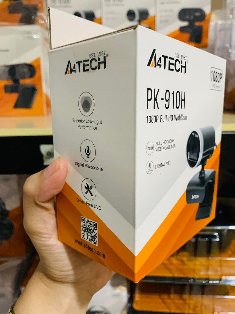 A4Tech PK-910H 1080P Full HD Webcam with Mic, Computers & Tech, Parts ...