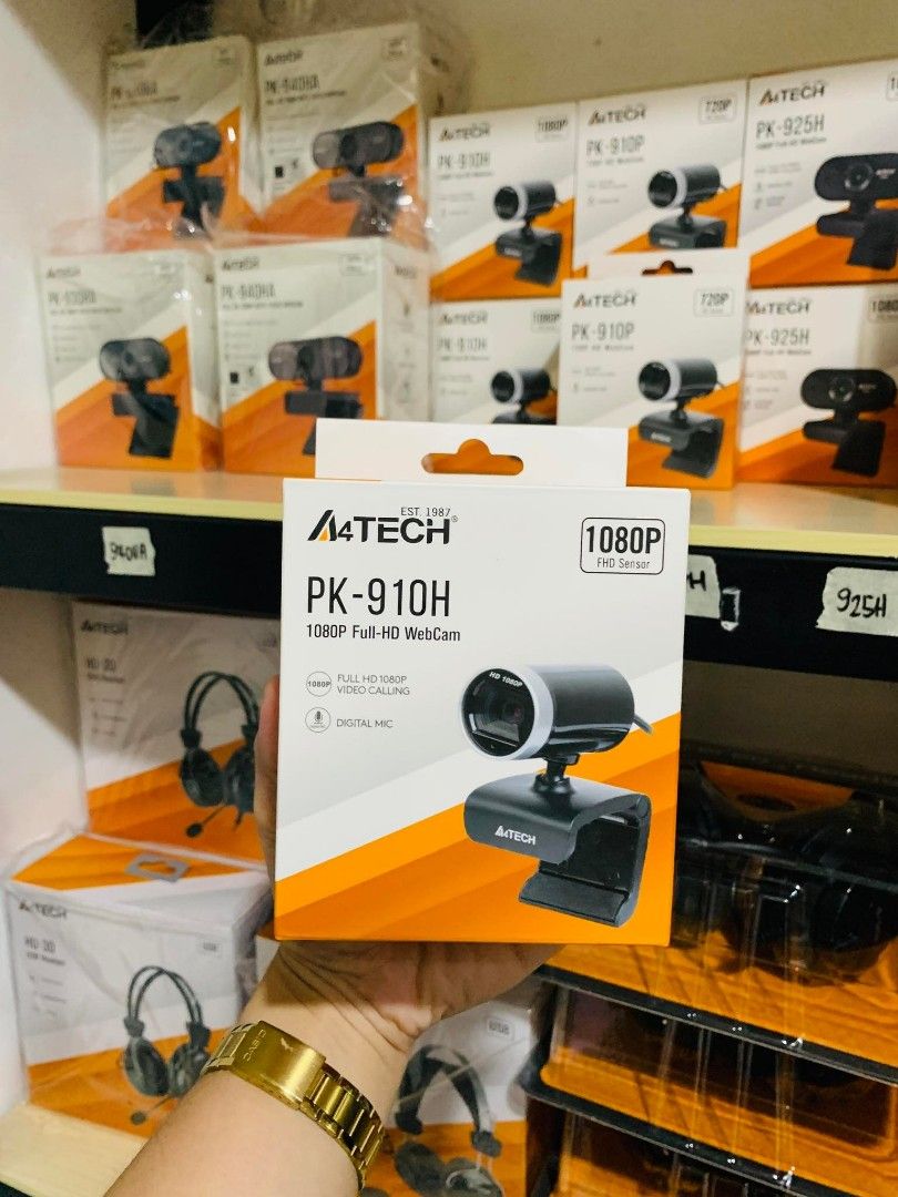 A4Tech PK-910H 1080P Full HD Webcam with Mic, Computers & Tech, Parts ...