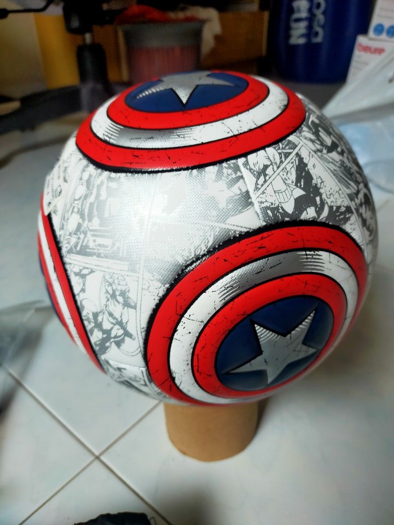 Adidas Marvel Captain America Ball Size 5, Hobbies & Toys, Toys & Games ...