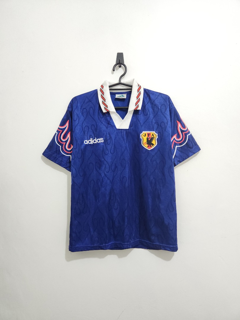 ADIDAS x JFA Japan 1996 Football Soccer Home Jersey (READ DESCRIPTION), Women's Fashion, Tops ...