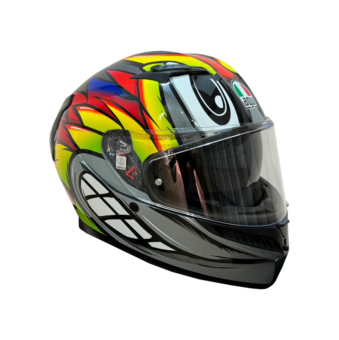 AGV K3 Multi Birdy 2.0 Helmet (Asian fit) FREE SENA 3S PLUS BLUETOOTH ...