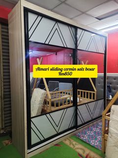 Almari sliding, Furniture & Home Living, Furniture, Shelves, Cabinets ...
