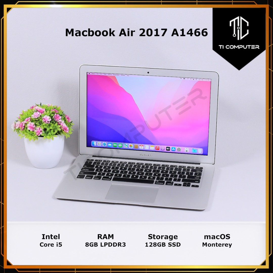 Apple Macbook Air 2017 13inch A1466 EMC3178 i5 8GB DDR3 RAM 128GB NVMe ...