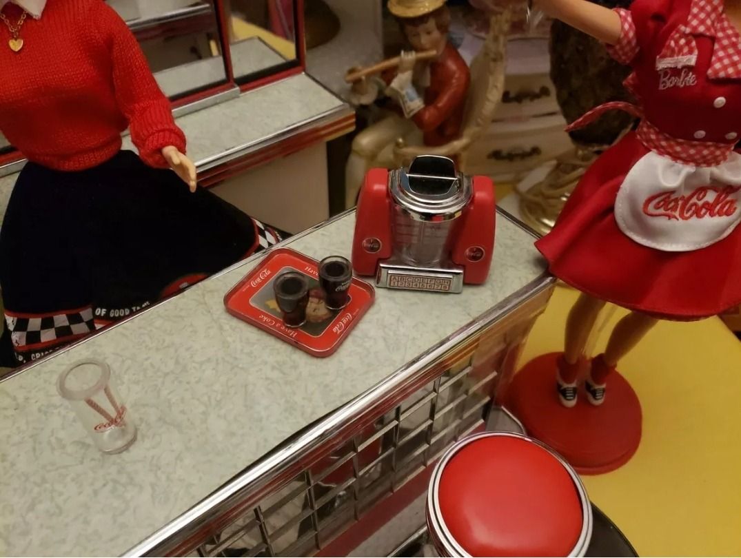 Barbie Coca-cola Soda Fountain set, Hobbies & Toys, Memorabilia ...