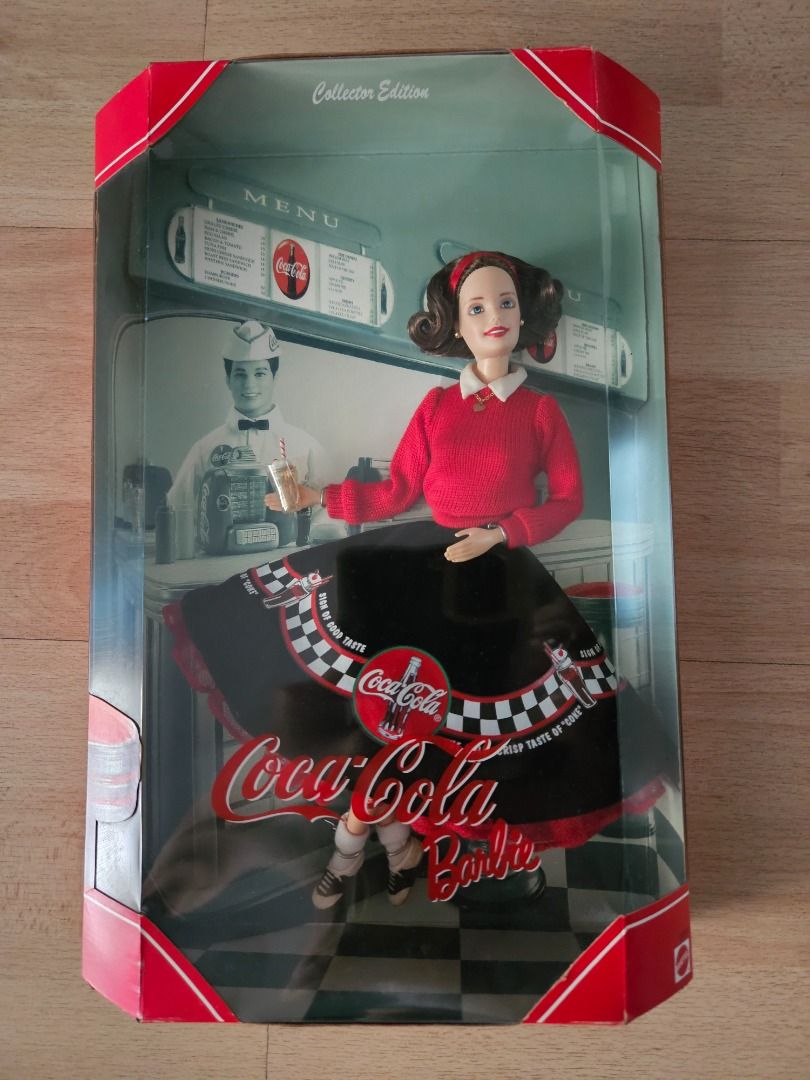 Barbie Coca-cola Soda Fountain set and Barbie Coca-cola Collector ...