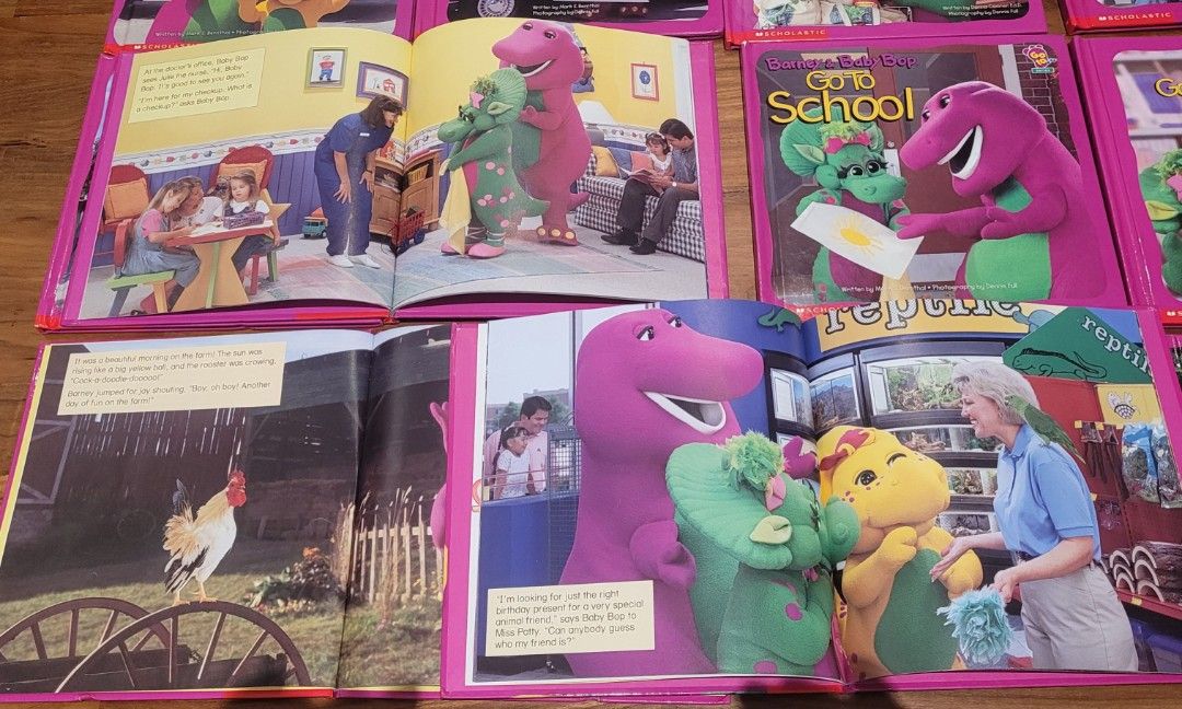 Barney's set of 10, Hobbies & Toys, Books & Magazines, Children's Books ...