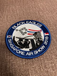 BLACK EAGLES SINGAPORE AIRSHOW 2024 RSAF PATCH, Hobbies & Toys ...