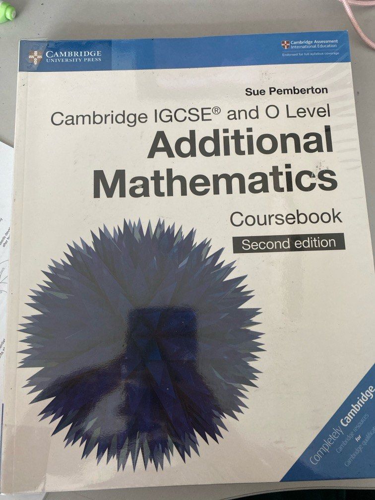 Cambridge Igcse Add Maths Coursebook And Practice Book Hobbies And Toys Books And Magazines