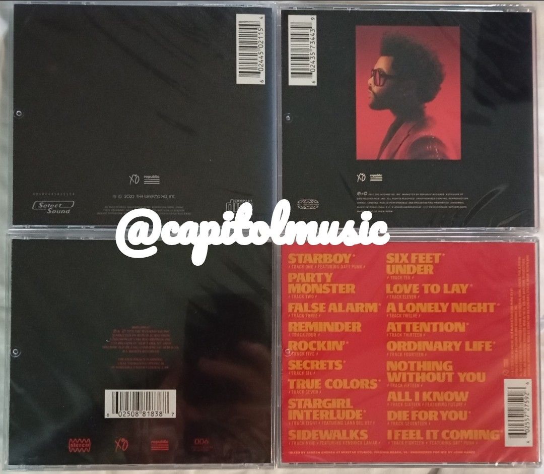 [Capitol Music] The Weeknd - CD Album, Hobbies & Toys, Music & Media ...
