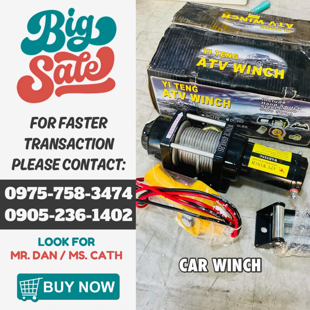 Car Winch, Commercial & Industrial, Construction Tools & Equipment on ...