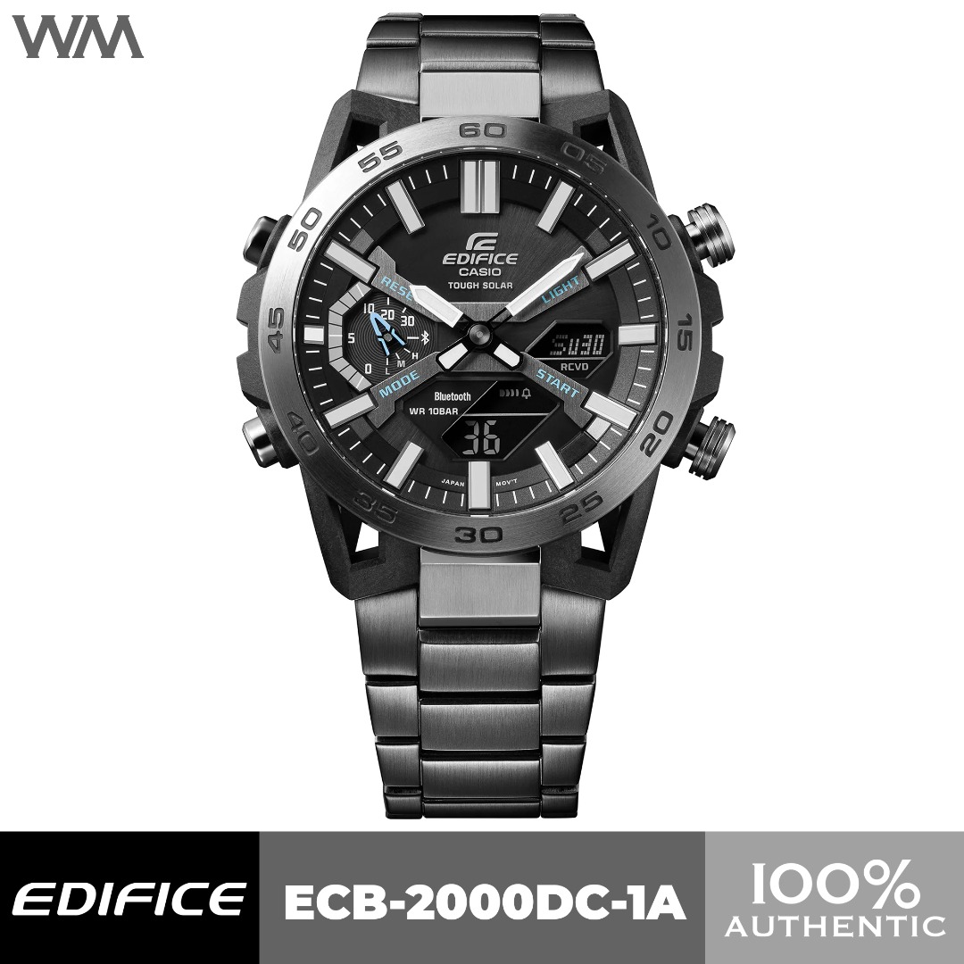 Casio Edifice ECB-2000 Sospensione Formula Car Suspension Inspired Grey ...