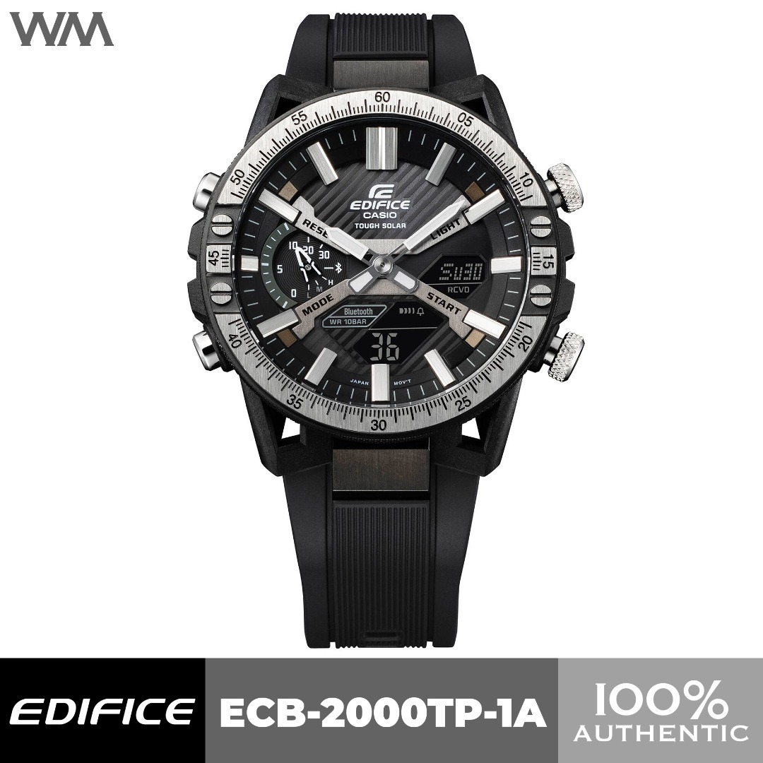 Casio Edifice Sospensione ECB-2000 Automotive Toolkit Inspired Black ...