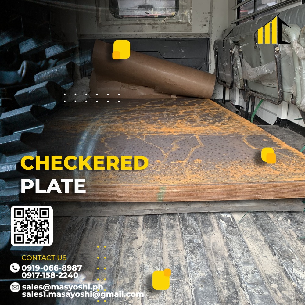 CHECKERED PLATE 1/8 3.0,MS Plate, Anchor Bolt, Channel Bar, Angle Bar ...