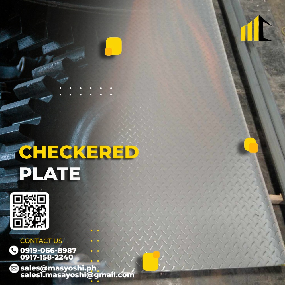 Checkered Plate 4x8 4mm,MS Plate, Anchor Bolt, Channel Bar, Angle Bar ...