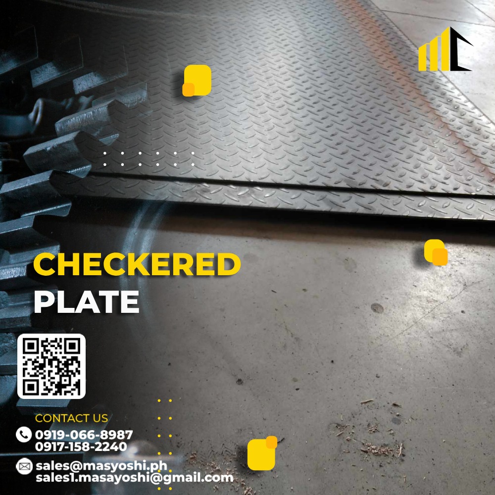 CHECKERED PLATE 6MM,MS Plate, Anchor Bolt, Channel Bar, Angle Bar ...