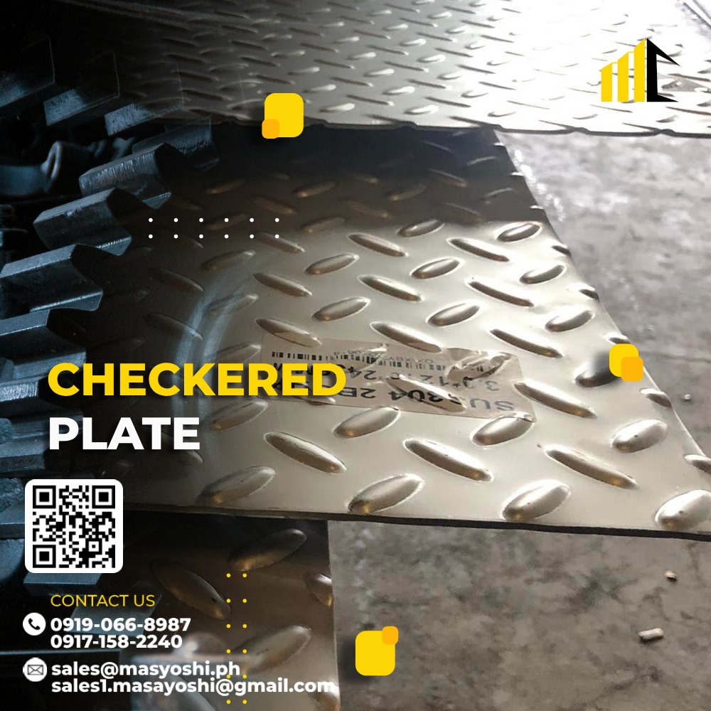 CHECKERED PLATE 6MM,MS Plate, Anchor Bolt, Channel Bar, Angle Bar ...