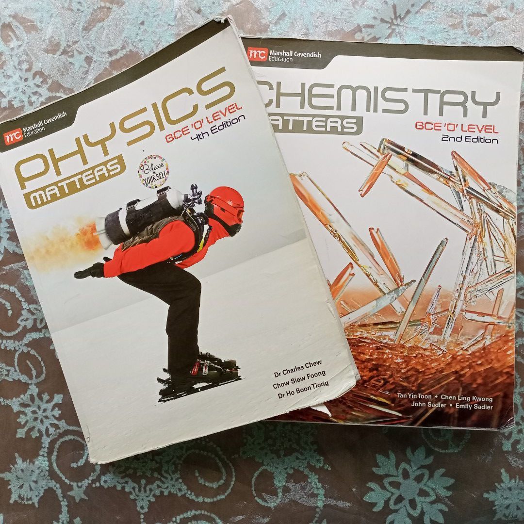 Chemistry Matters + Physics GCE O level textbooks ($4/book) by Marshall ...