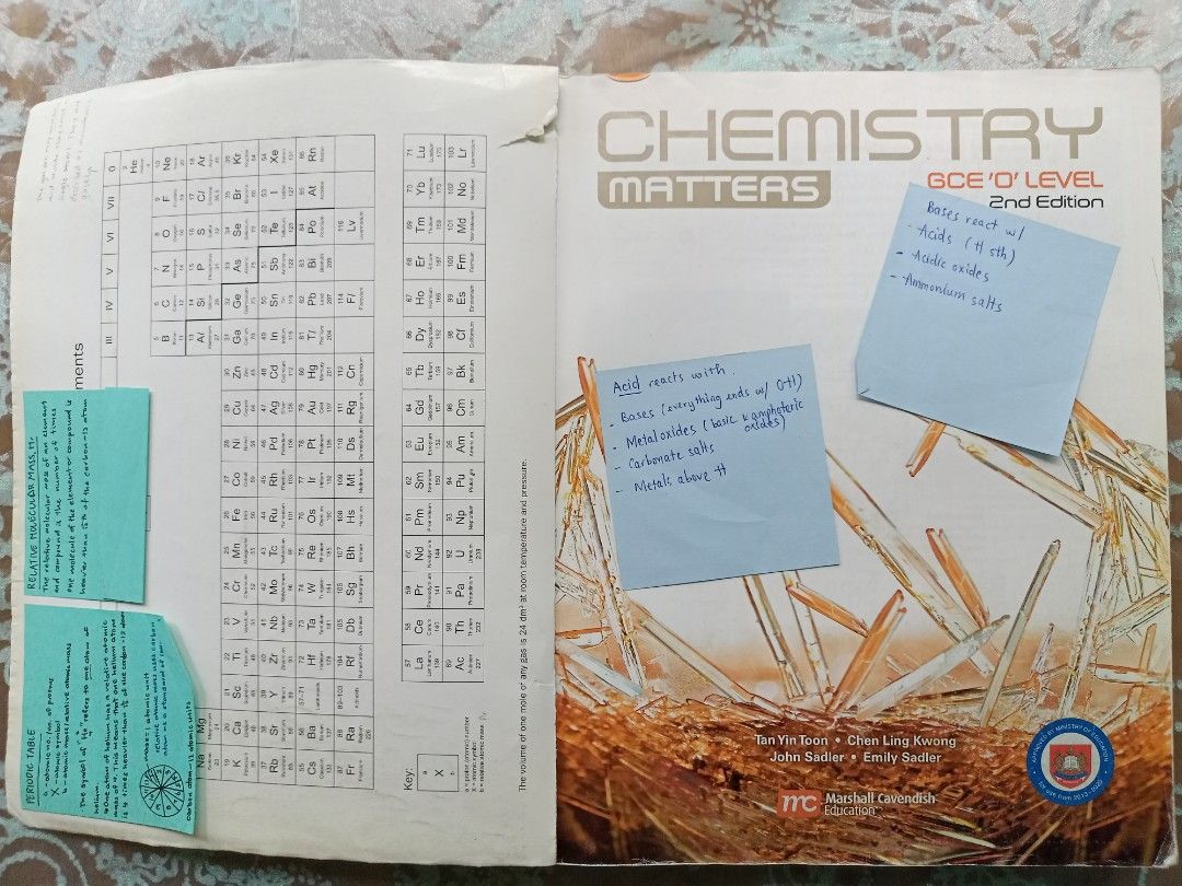 Chemistry Matters + Physics GCE O level textbooks ($4/book) by Marshall ...