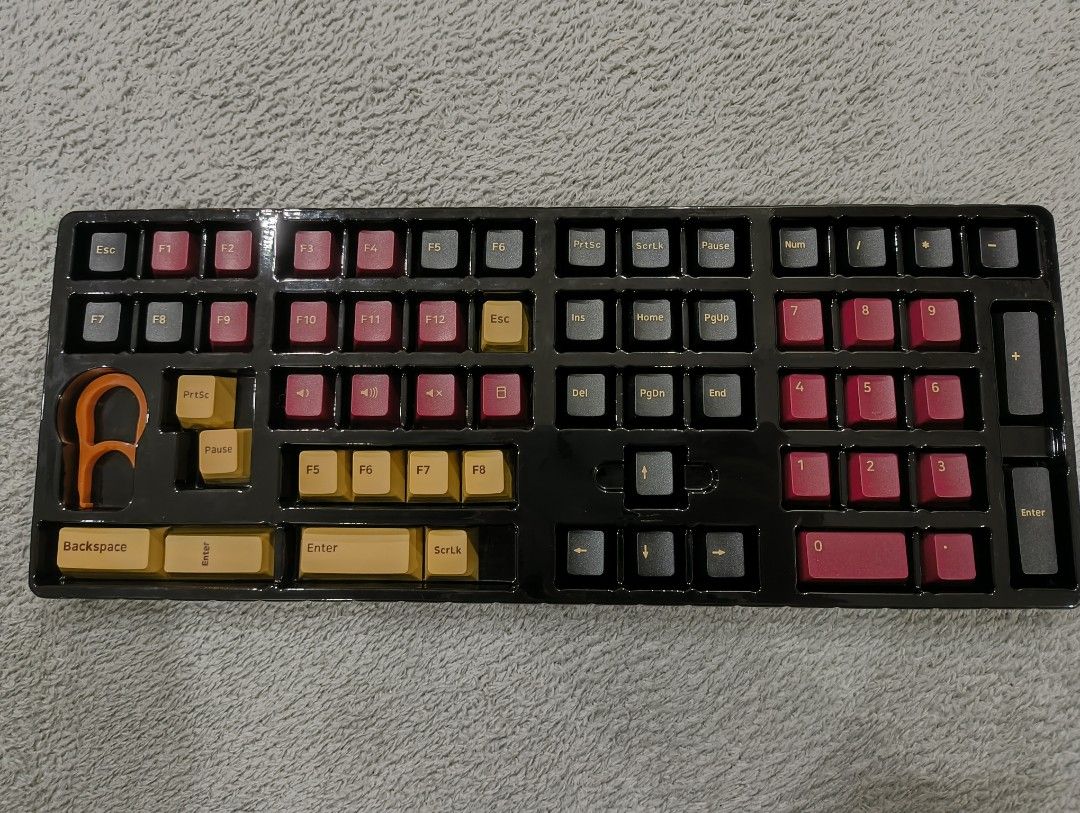 PBT GMK Red Samurai clone Keycaps, Computers & Tech, Parts ...