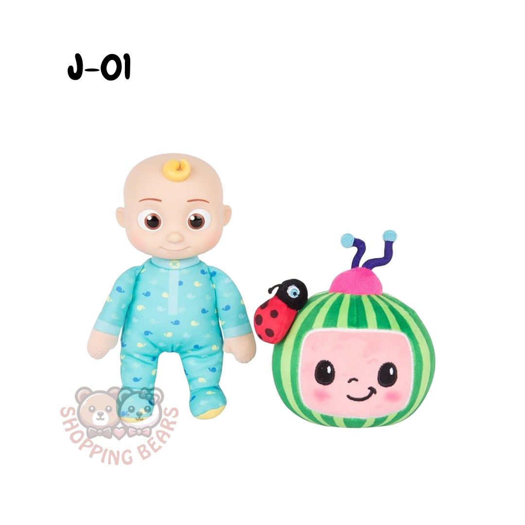 CoComelon 8-Inch JJ & Melon Plush 2-Pack Toy, 兒童＆孕婦用品, 嬰兒玩具 - Carousell