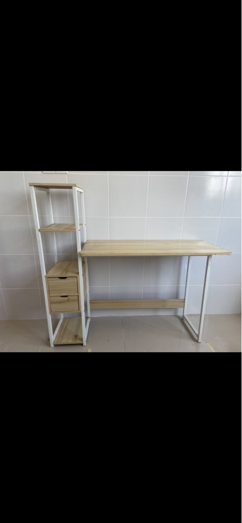 Computer table/ Meja komputer, Furniture & Home Living, Furniture ...