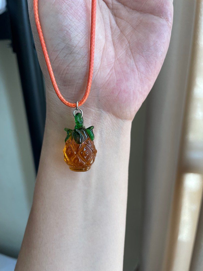 Crystal fruit pendant, Women's Fashion, Jewelry & Organizers, Charms on ...