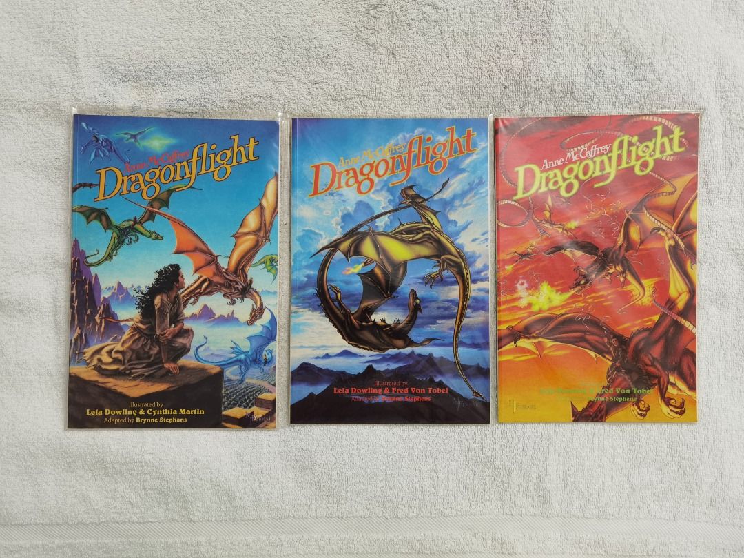 DRAGONFLIGHT (1991) issue 1-3. complete set. Adaptation of novel by ...