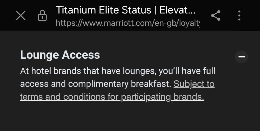 Enjoy Marriott Bonvoy Titanium Elite Status Stay Benefits in Singapore ...